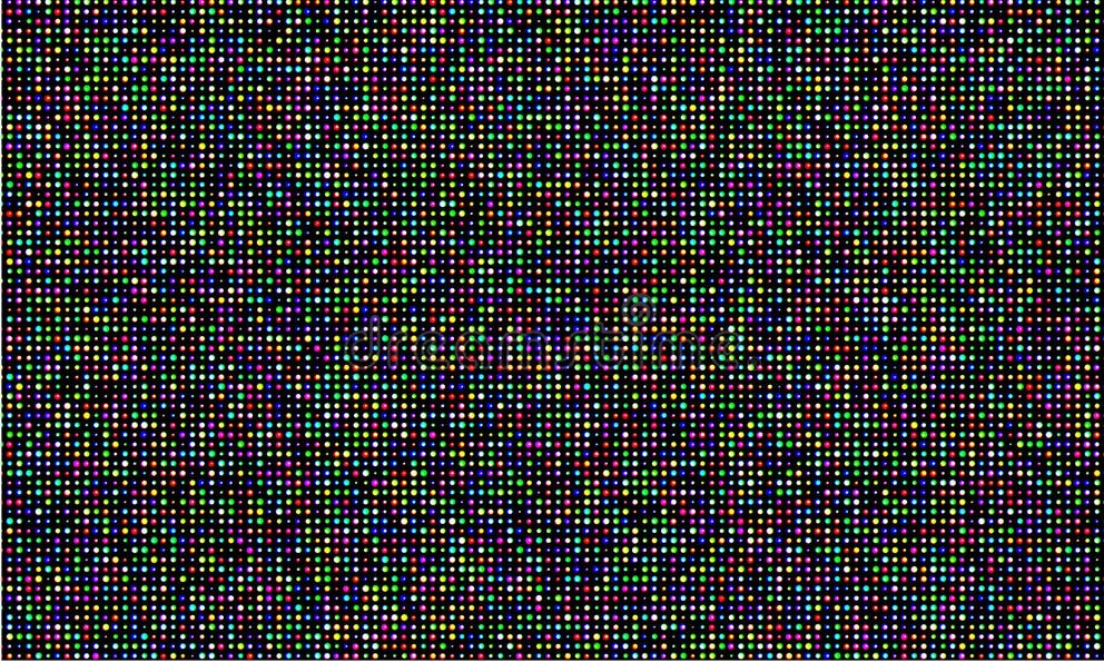 Color LED Video Wall Screen, RGB Color Light Diode Dot Grid Texture ...