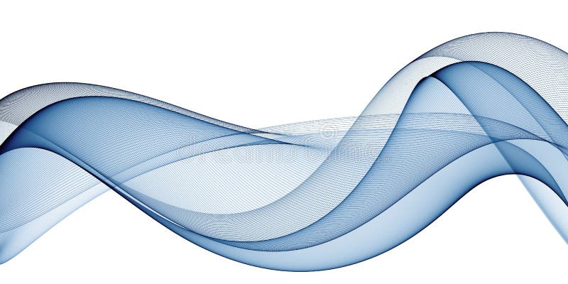 Color Light Blue Abstract Waves Design Stock Illustration ...