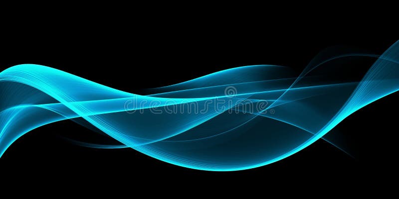 Color Light Blue Abstract Waves Design Stock Illustration ...