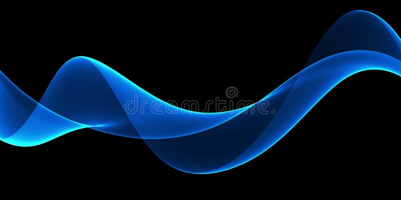 Color Light Blue Abstract Waves Design Stock Illustration ...