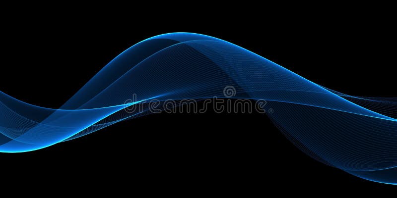 Color Light Blue Abstract Waves Design Stock Illustration ...