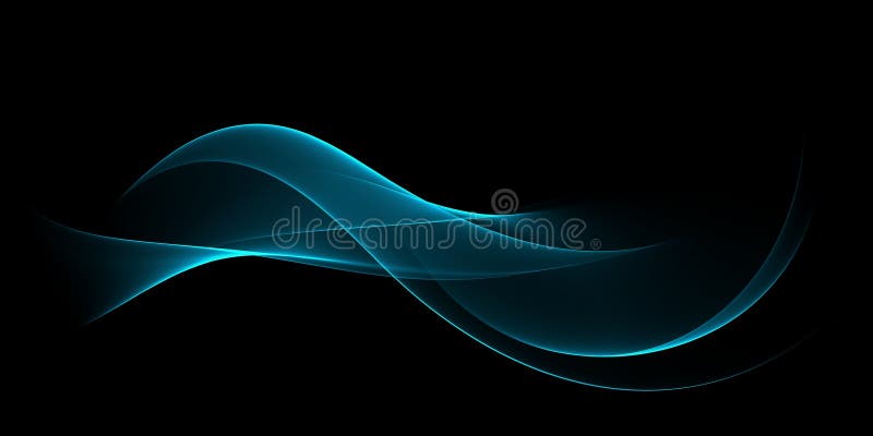 Color Light Blue Abstract Transparent Gradient Waves Design Stock ...