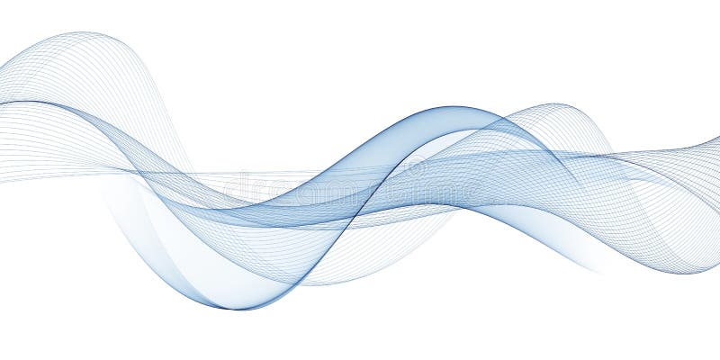 Color Light Blue Abstract Waves Design Stock Illustration ...