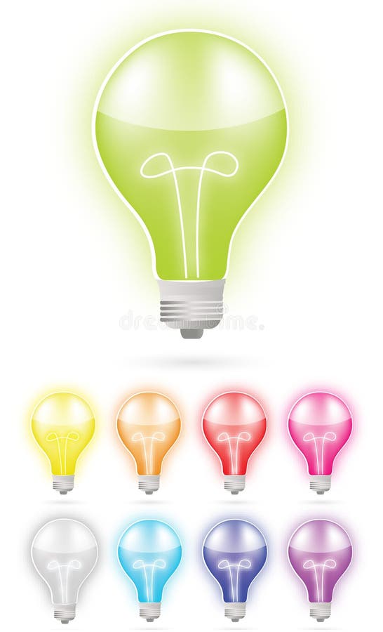 Light bulb stock vector. Illustration of concept, brain - 16090041