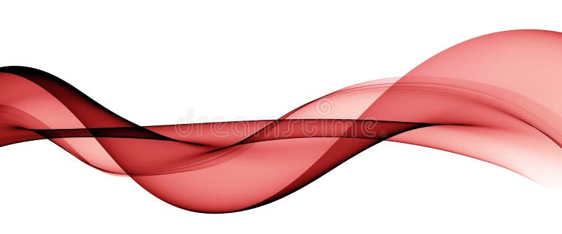 Color Light Red Abstract Waves Design Stock Illustration - Illustration ...