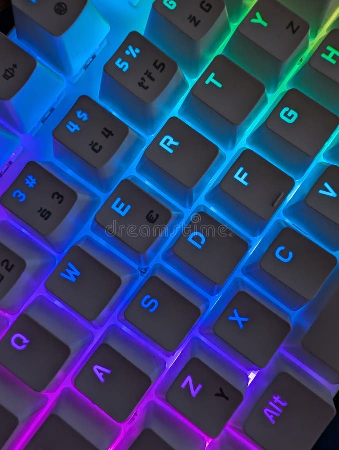 Color Lights Under Keyboard Stock Photos - Free & Royalty-Free Stock ...