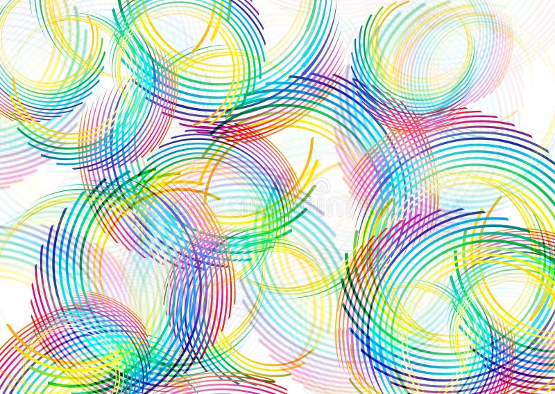 Color Line Circles Picture. Image: 10670857