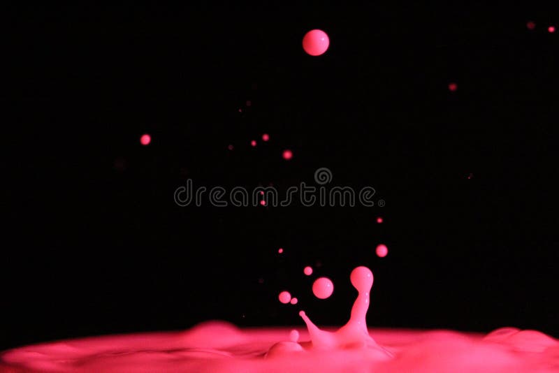 Color Liquid Droplets Splashing Fluids Incredible Beautiful Abstract ...