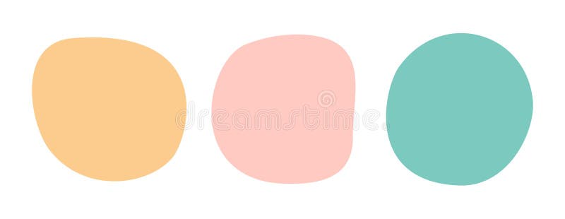 Color Liquid Organic Blob Shapes, Pastel Vector Irregular Random Forms ...