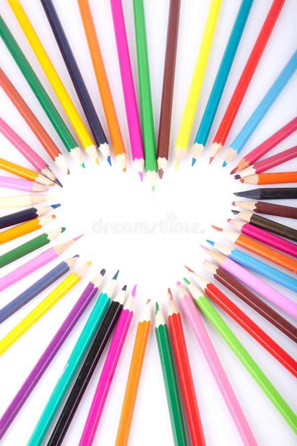 Pencil heart stock photo. Image of close, drawing, design - 19869960