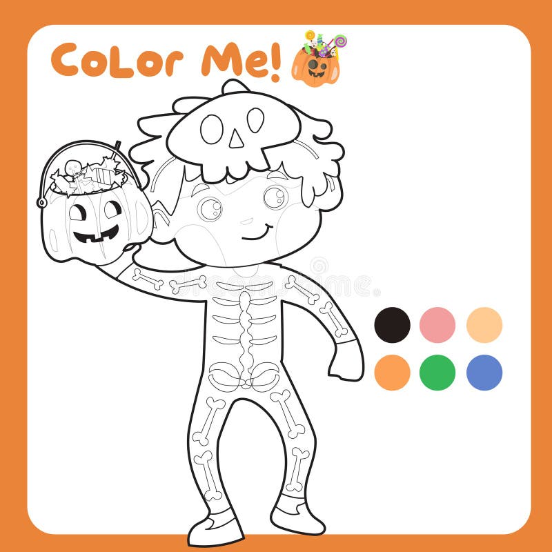 Coloring Activity for Children. Educational Printable Coloring ...