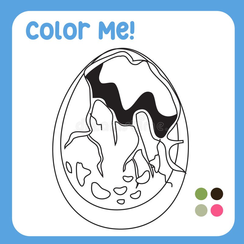 Colour Me: the Dinosaur’s Egg. the Ancient Creature the Egg of ...