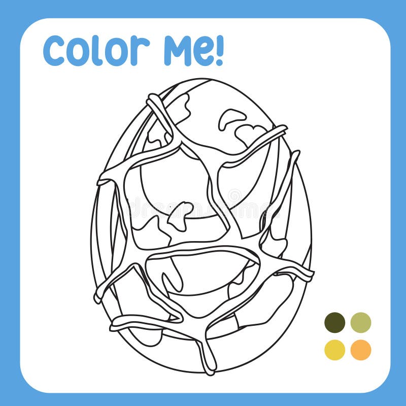 Colour Me: the Dinosaur’s Egg. the Ancient Creature the Egg of ...