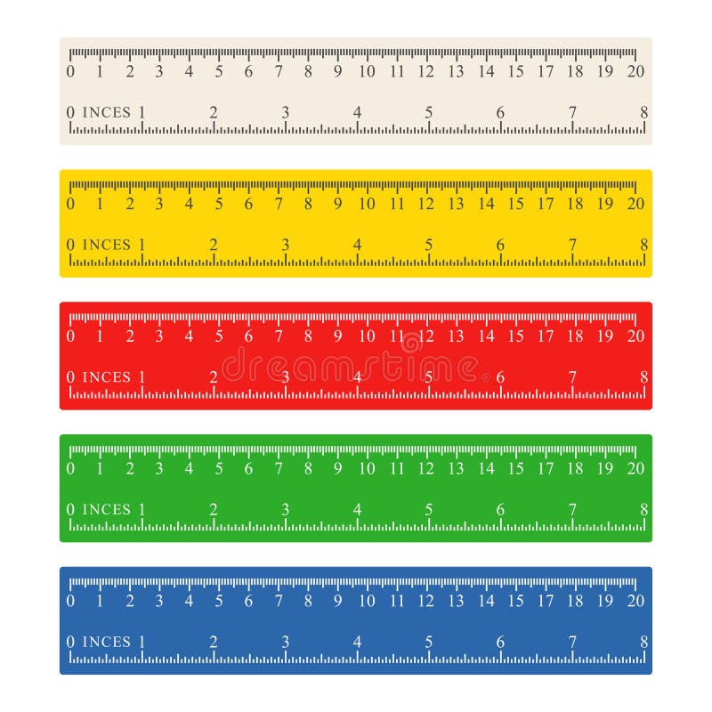 Color Yellow Measuring Ruler, 30 Centimeters and 12 Inch, Stationery ...