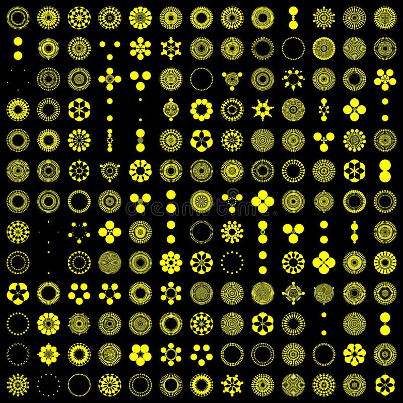 Color Micro Graphic Icons. Graphic Design Illustrations Stock ...