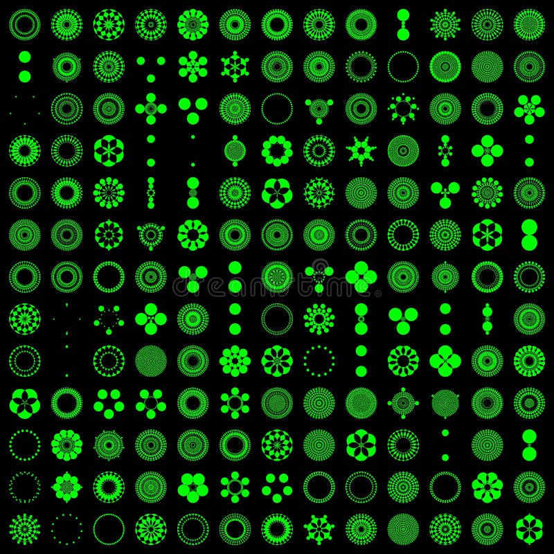 Color Micro Graphic Icons. Graphic Design Illustrations Stock ...