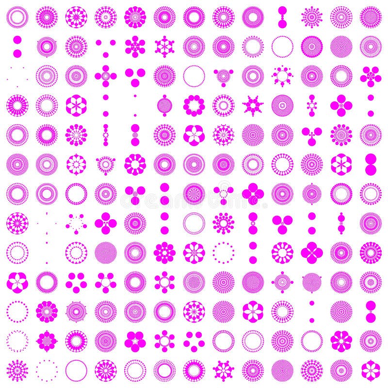 Color Micro Graphic Icons. Graphic Design Illustrations Stock ...