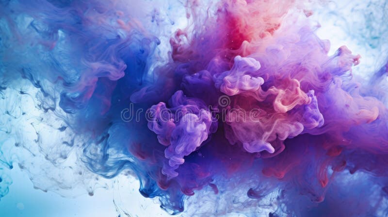 Color Mist. Ink Water. Haze Texture. Generative AI Stock Illustration ...