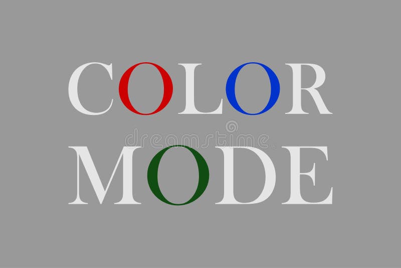 Color Mode Text Vector T-shirt Design. Multicolor Typography Vector ...
