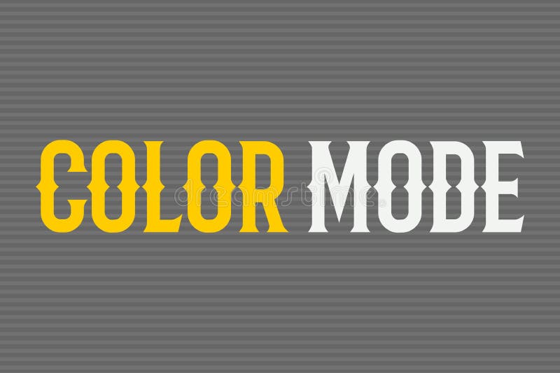 Color Mode Text Vector T-shirt Design. Technology Concept Word Design ...