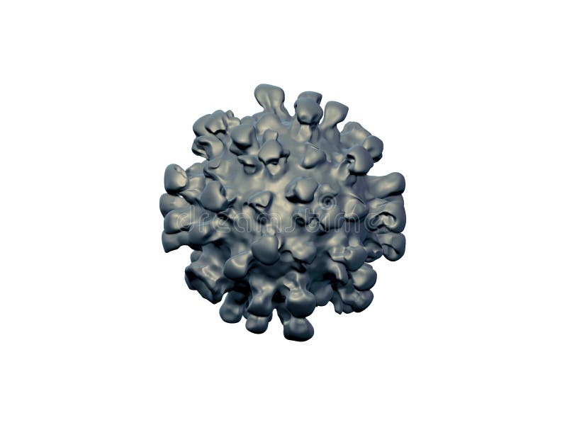 Color Model of a Coronavirus or Virus Stock Photo - Image of hygiene ...