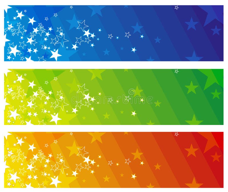 Color Modern Banners, Vector Stock Vector - Illustration of cartoon ...