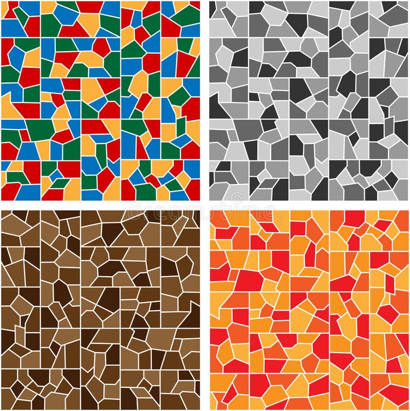 Color mosaic stock vector. Illustration of frame, shape - 8784824