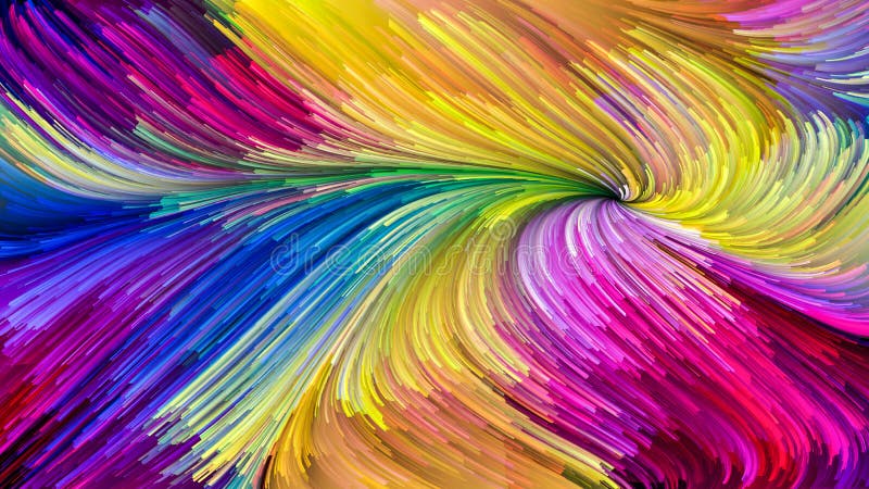 Secrets of Colorful Paint stock illustration. Illustration of special ...