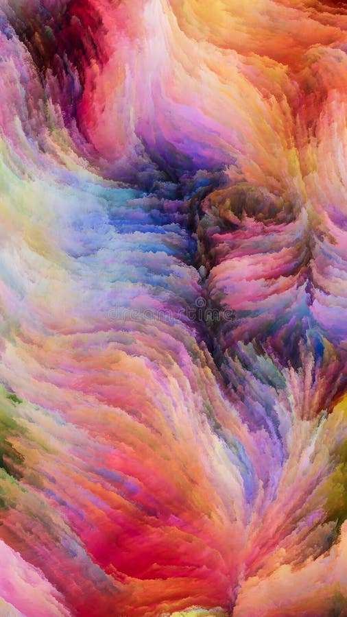 Colorful Paint Particles stock illustration. Illustration of moving ...