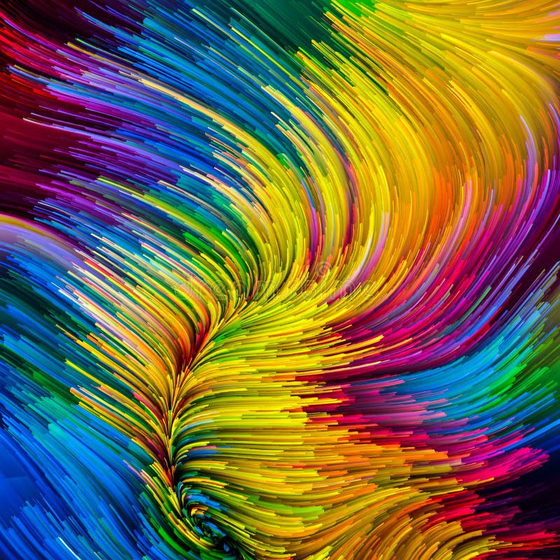 Colorful Paint Particles stock illustration. Illustration of special ...