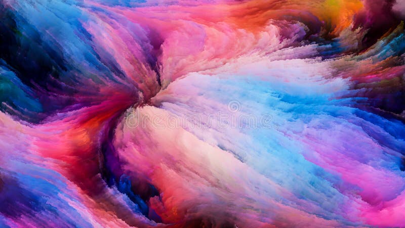 Way of Colorful Paint stock image. Image of flow, dynamism - 115475771