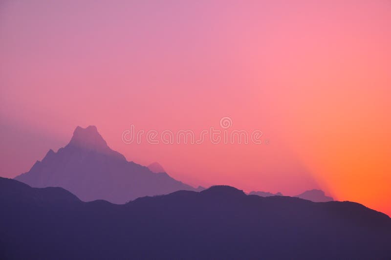 Color of Mountain stock image. Image of asia, beautiful - 16074831