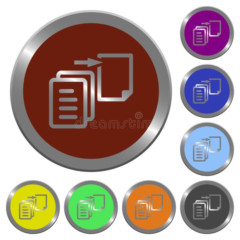 Color move file buttons stock illustration. Illustration of ...