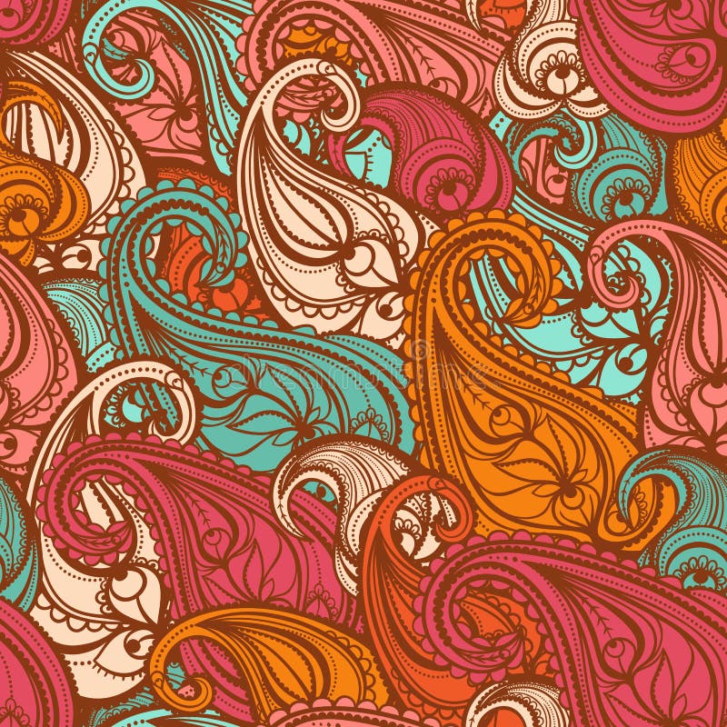 Seamless Pattern with Cute Colorful Dragons Stock Vector - Illustration ...