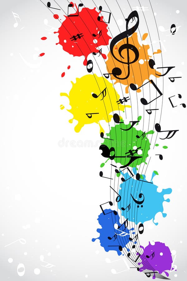 Music color background stock vector. Illustration of abstract - 19542013