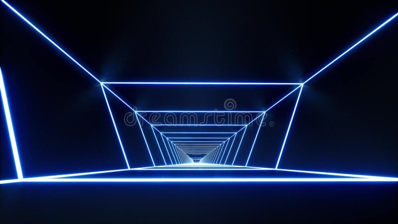 Color Neon Line Technology Motion Graphic Vj Background Led Lamp 3d ...