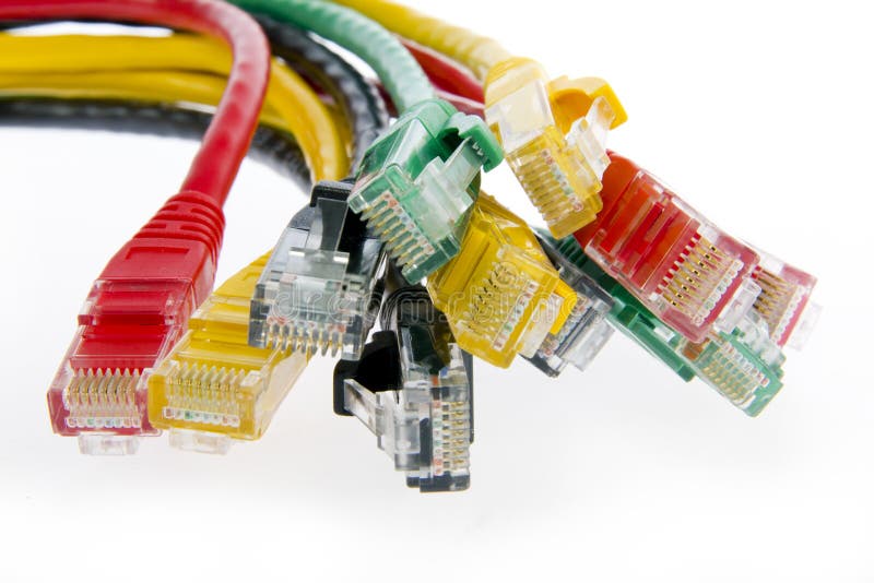 Color Network Cable stock photo. Image of wire, cable - 21001892