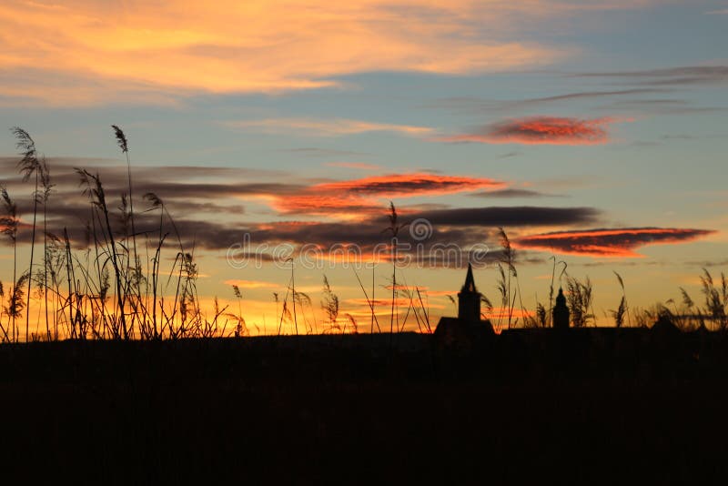 Color nightfall in Rust stock photo. Image of rust, twilight - 86193106