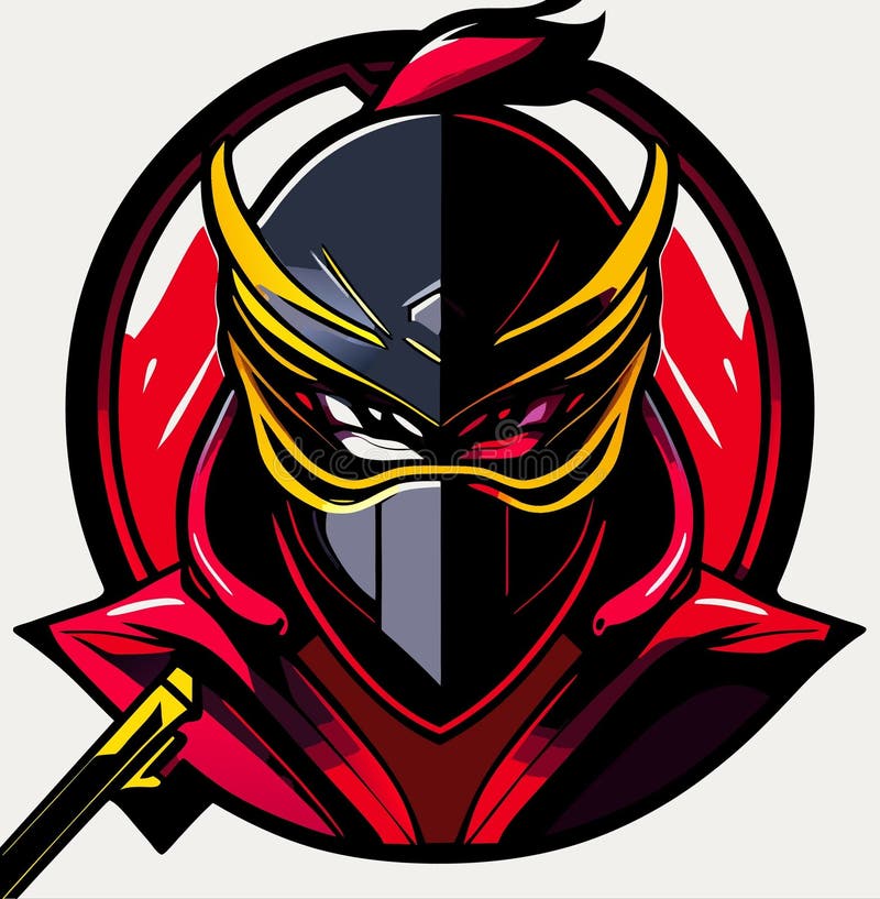 Ninja Cartoon Mascot Illustration Stock Illustration - Illustration of ...