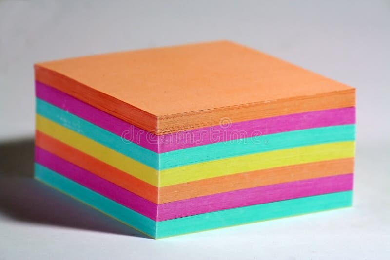 Color note paper stock photo. Image of white, office, people - 6373144