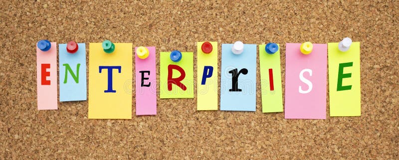 Word Enterprise Written Sparkler Stock Photo - Image of chrisscross ...