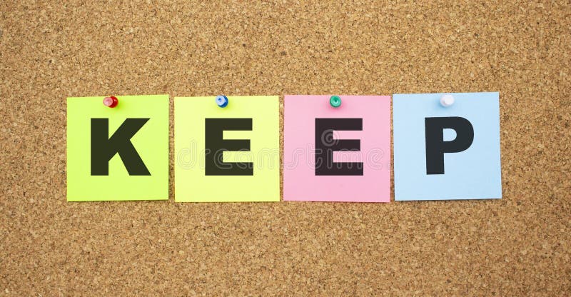 Word Keep Educating Yourself Made of Colourful Wooden Alphabet Against ...