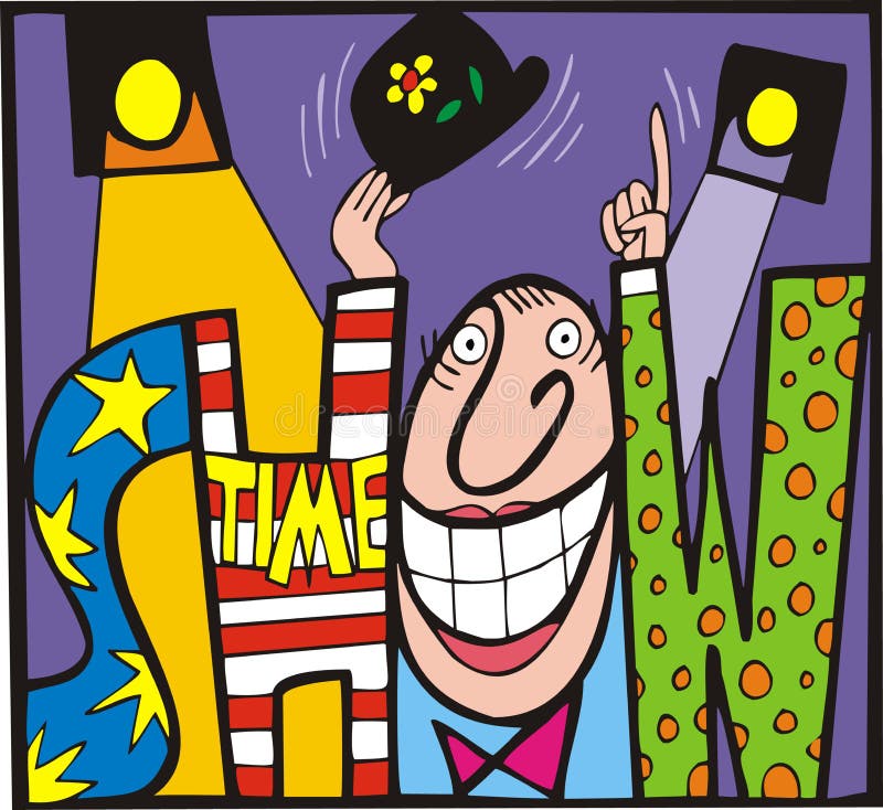 One man show stock vector. Illustration of karaoke, comedian - 10942381