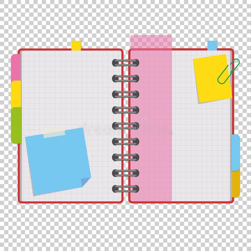 Spiral Notepad Transparent Background Stock Illustrations – 755 Spiral ...