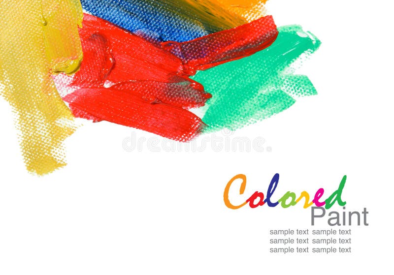 Color brush frame stock photo. Image of draw, mess, design - 18954000