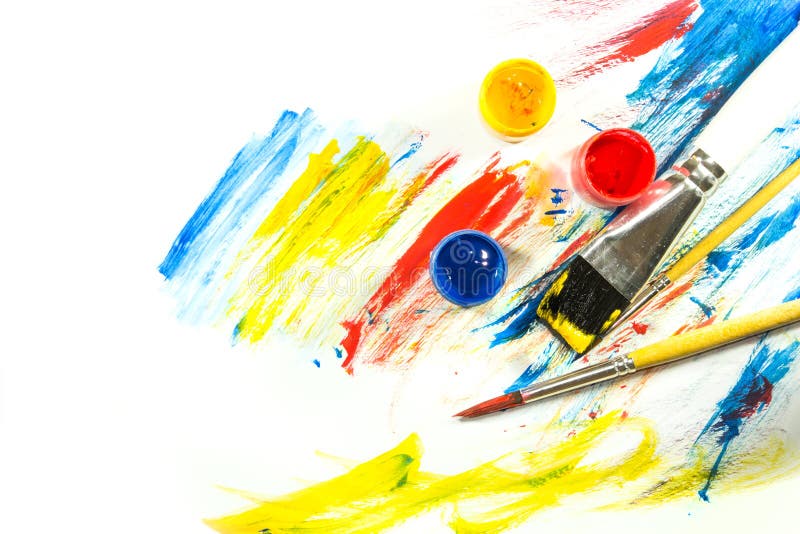 Mixing paint stock image. Image of fluid, green, acrylic - 1564067