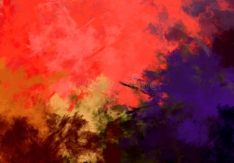 Color Paint Explosion Abstract Art on Canvas Variety Pattern Creative ...