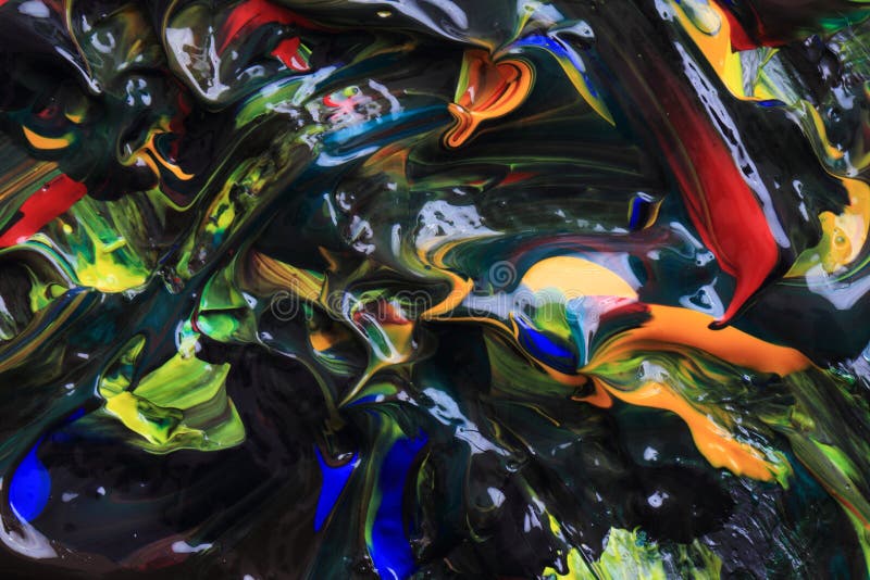 Color Paint Palette Texture Stock Image - Image of background, green ...