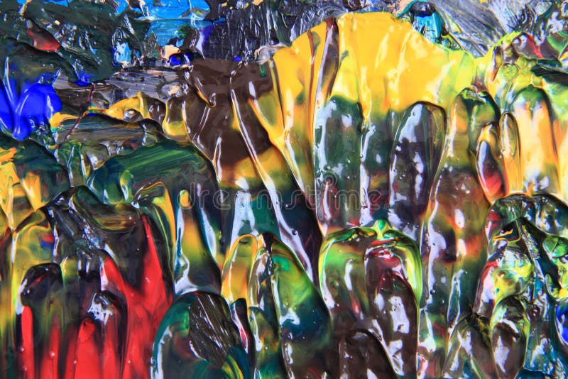 Color Paint Palette Texture Stock Image - Image of drawing, creative ...