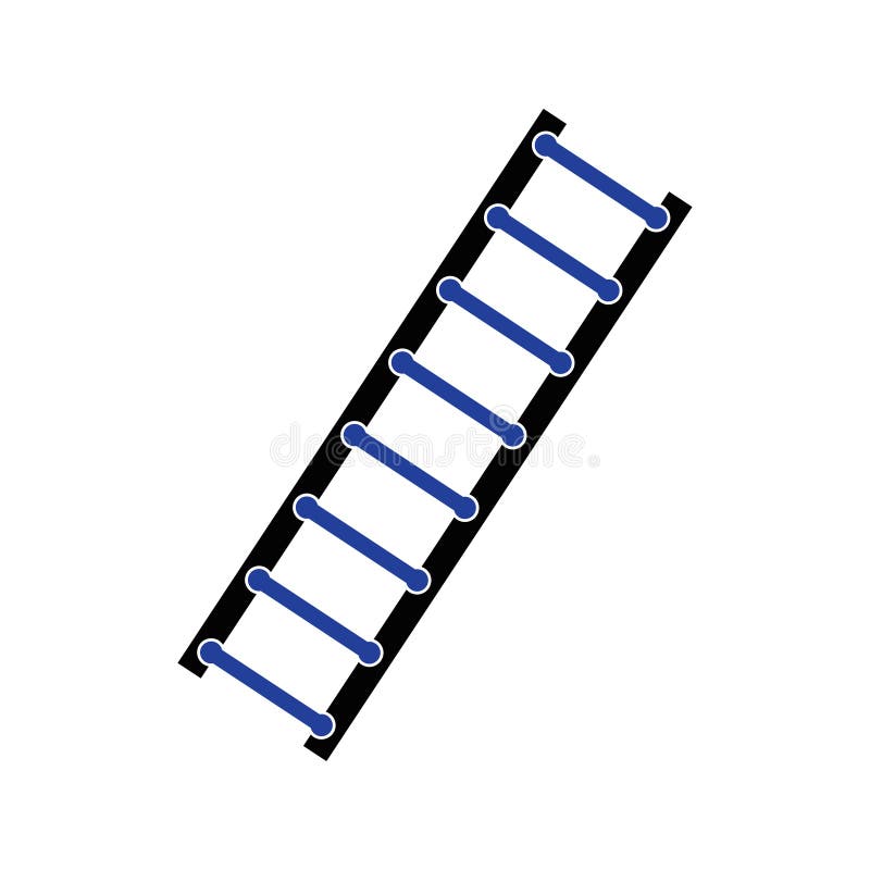 Color Paint Step Ladder Icon Stock Vector - Illustration of ...